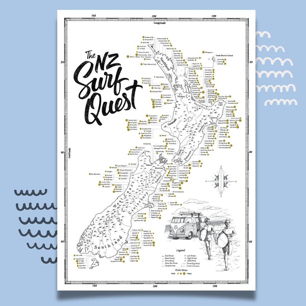 Saltwater Surf Shop - The Surf Quest Map